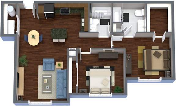 Floor Plans of Freedom Gardens in Brooksville, FL