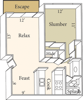 Floor Plans of American River Commons in Sacramento, CA