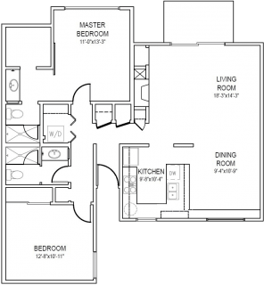 Floor Plans of American River Commons in Sacramento, CA