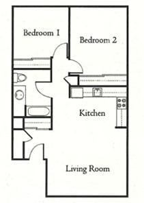 Floor Plans of Alamar Apartments in Merced, CA