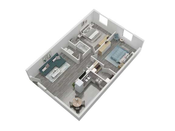 Floor Plans of The Meridian at 2825 in Fort Myers, FL