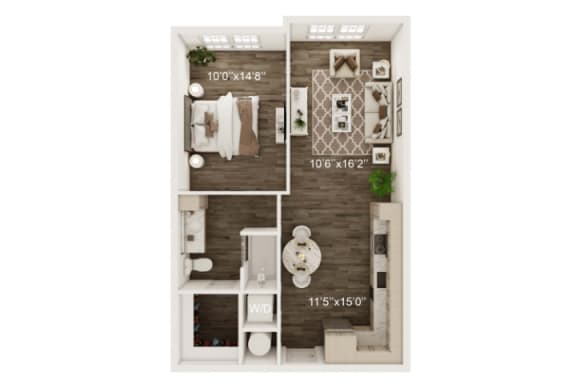 Floor Plans of Brez at Atlantic Crossing in Delray Beach, FL