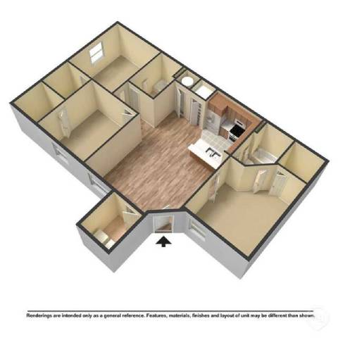 Floor Plans of Chandler Creek Apartments in Round Rock, TX