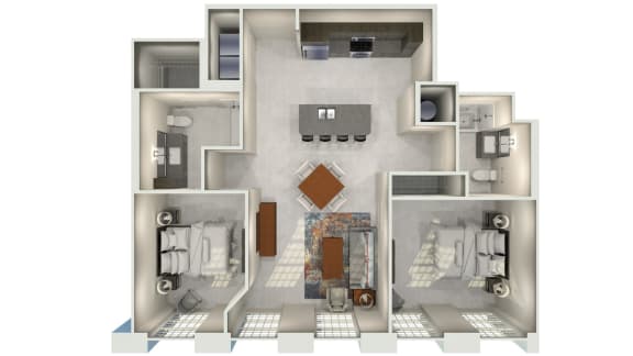 Floor Plans of Newry Mill in Seneca, SC