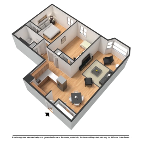Floor Plans of Channel Square Apartments in Washington, DC