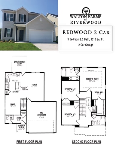 Floor Plans of Walton Farms in Clayton, NC