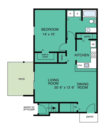 Floor Plans of Devon Pointe Apartments and Townhomes in Goose Creek, SC