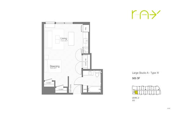 Floor Plans of Ray And Platform in Saint Paul, MN