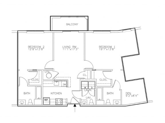 Floor Plans of Nexxus Apartments in Wakefield, MA