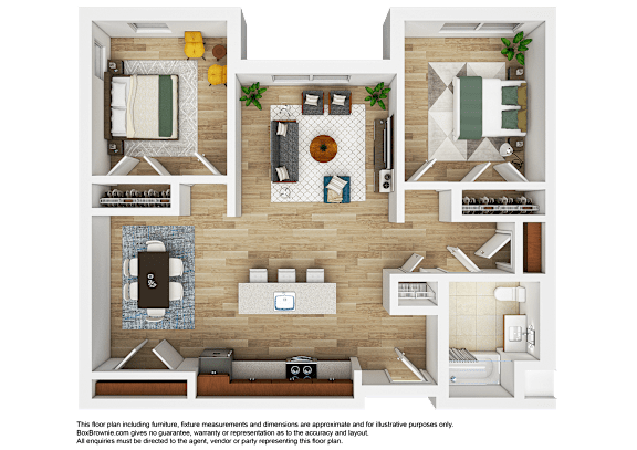 Floor Plans of Merrick at the Square in Worcester, MA