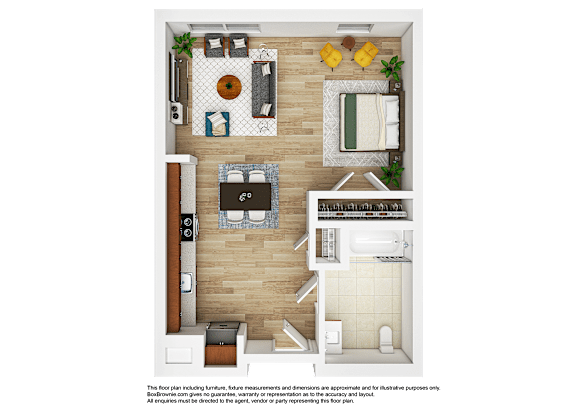 Floor Plans of Merrick at the Square in Worcester, MA