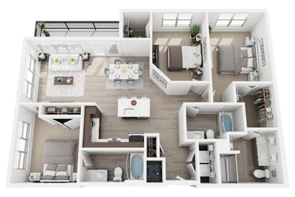 Floor Plans of Millworks in Atlanta, GA