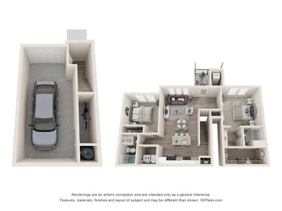 Floor Plans of Pennbrook Station in Lansdale, PA