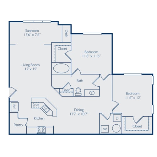 Floor Plans of Lea Woodstock in Woodstock, GA