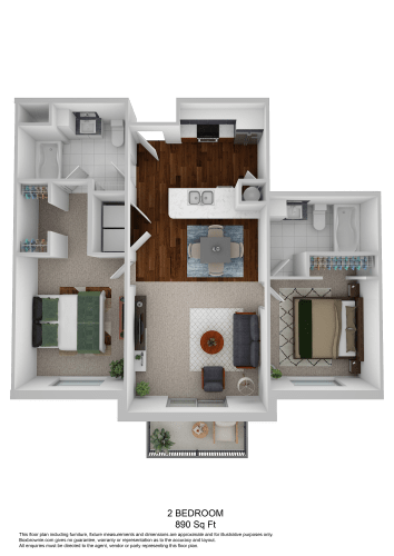 55+ 1 & 2-Bedroom Apartments in South Jordan, Utah | The Beckstead