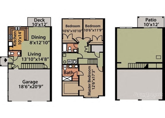Floor Plans of The Meadows at Bumble Bee Hollow in Mechanicsburg, PA