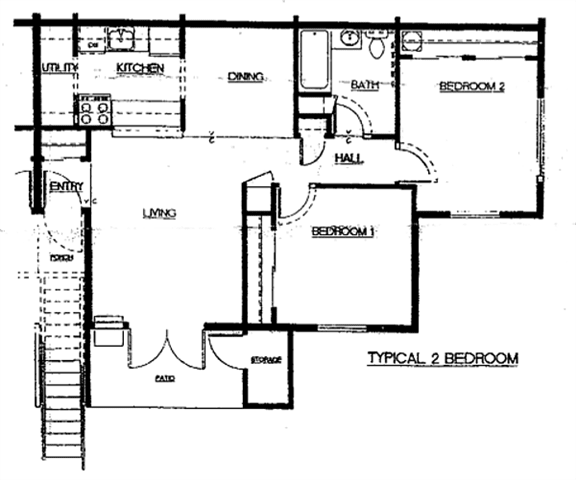 Floor Plans of Hailey Place in Pendleton, OR
