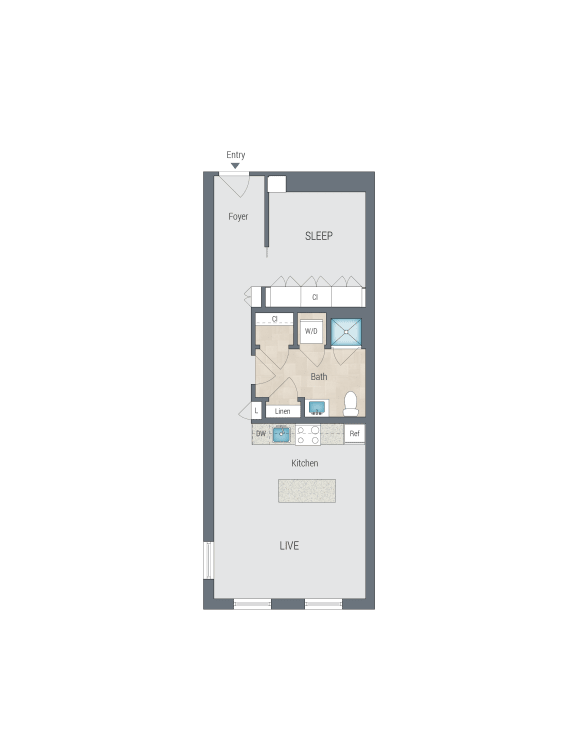 Studio, 1 & 2 Bed Apts & Penthouses in Adams Morgan | Reed Row