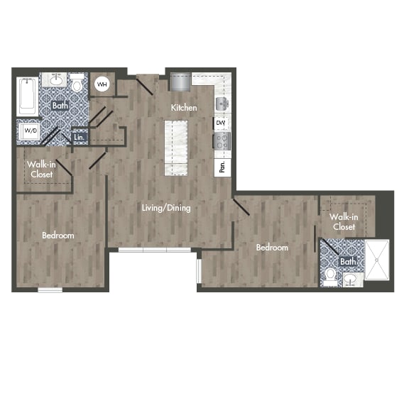 Studio, 1 & 2 Bedroom Apartments in Capitol Hill - Luxury Floor Plans
