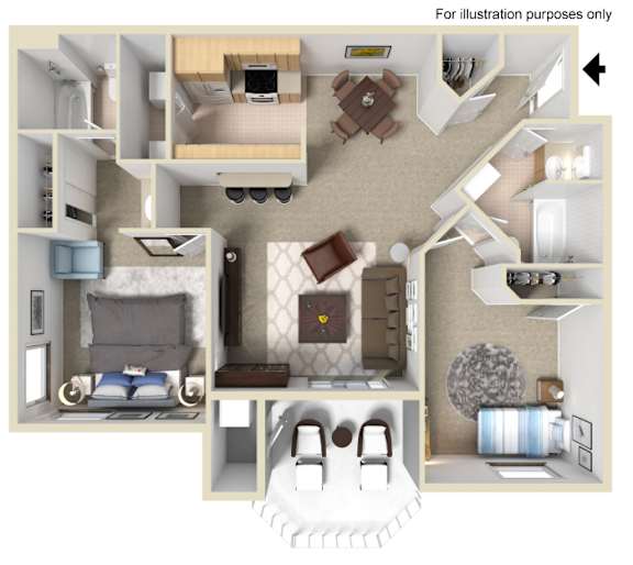 1, 2 & 3 Bedroom Apartments in Temecula, CA | Tuscany Ridge