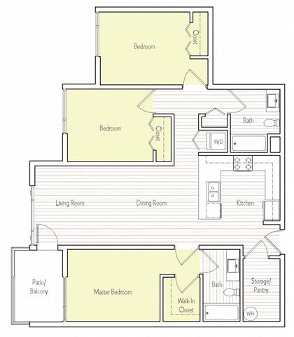 1, 2 & 3 Bedroom Apartments in Santee, CA | Parc One