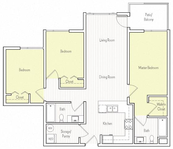 1, 2 & 3 Bedroom Apartments in Santee, CA | Parc One