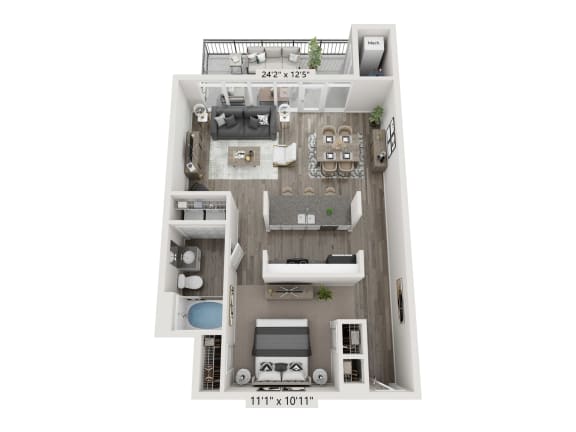 Floor Plans of City Gate Apartment Homes in Denver, CO