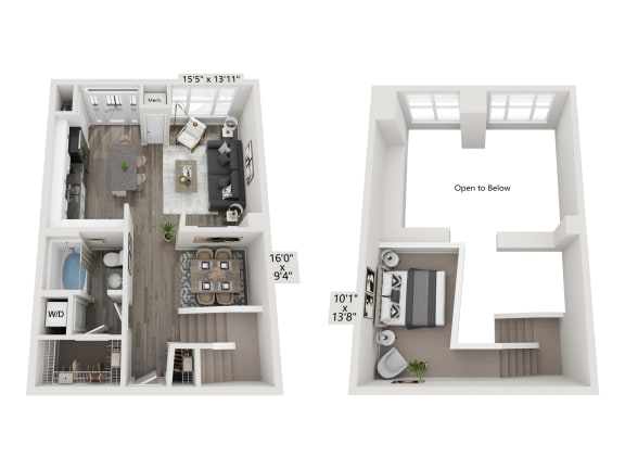 Floor Plans of City Gate Apartment Homes in Denver, CO