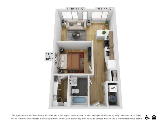 Floor Plans of Elevon in Denver, CO