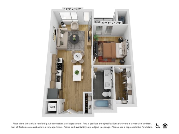 Floor Plans of Elevon in Denver, CO