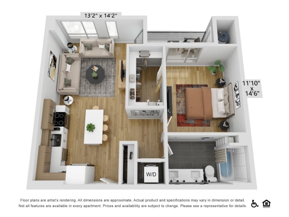 Floor Plans of Elevon in Denver, CO