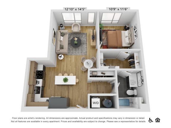 Floor Plans of Elevon in Denver, CO