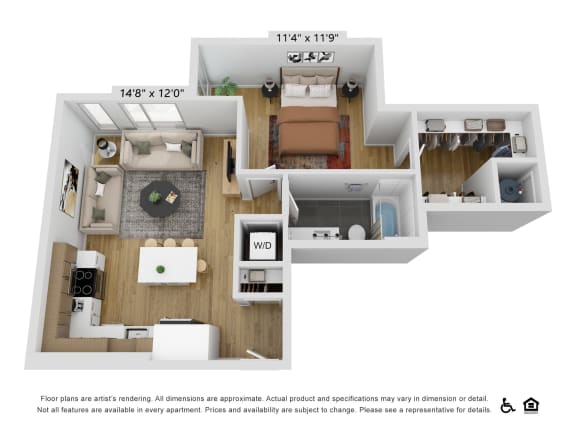 Floor Plans of Elevon in Denver, CO