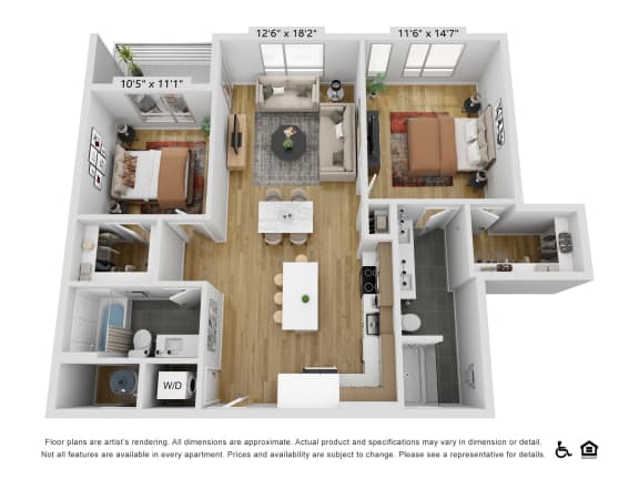 Floor Plans of Elevon in Denver, CO