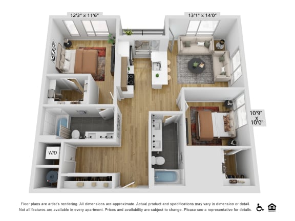 Floor Plans of Elevon in Denver, CO