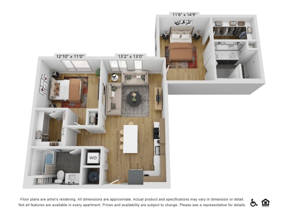 Floor Plans of Elevon in Denver, CO