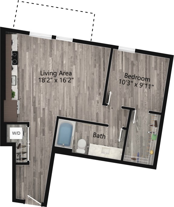 Floor Plans of Mason & Main in Seattle, WA