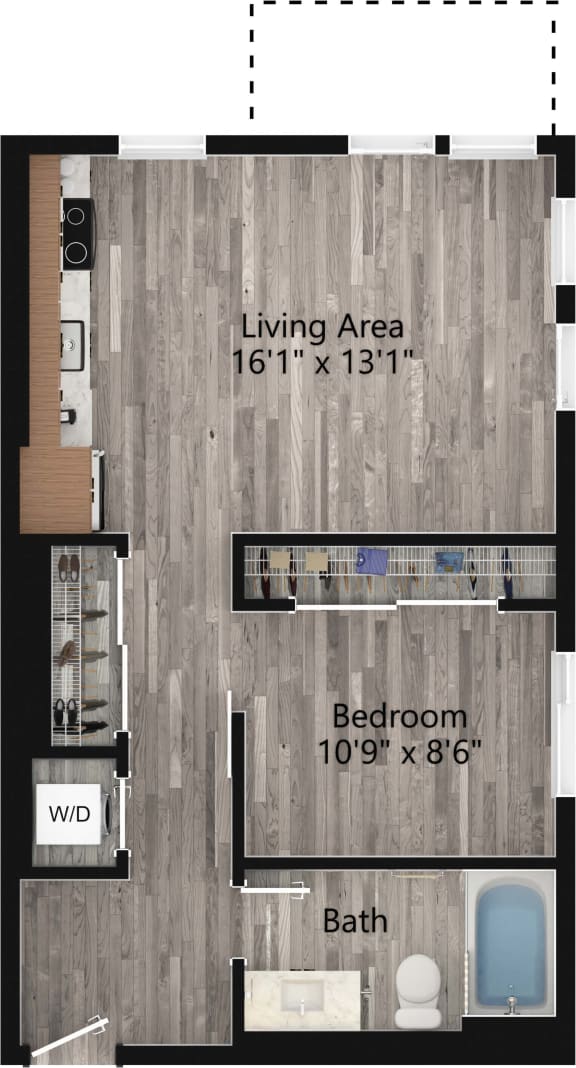 Floor Plans of Mason & Main in Seattle, WA