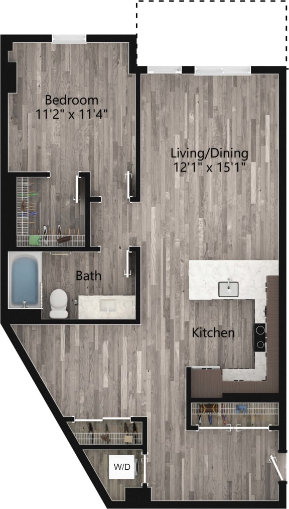 Floor Plans of Mason & Main in Seattle, WA