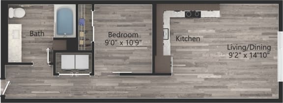 Floor Plans of Mason & Main in Seattle, WA