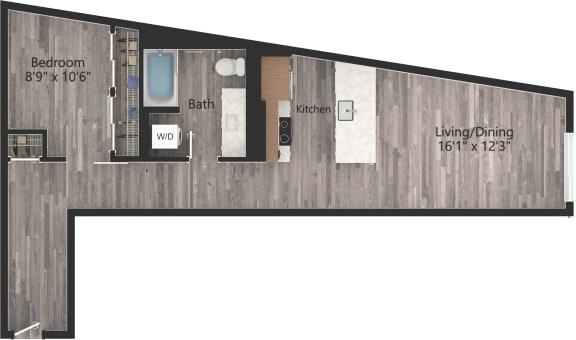 Floor Plans of Mason & Main in Seattle, WA
