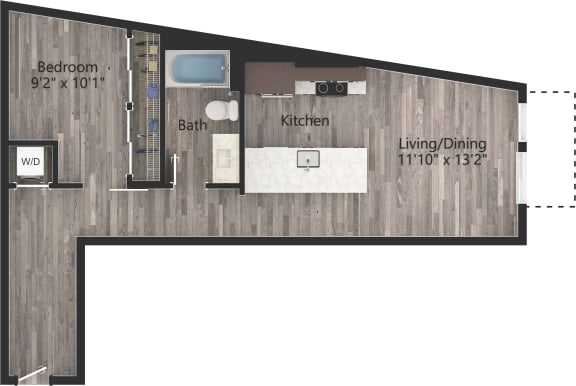 Floor Plans of Mason & Main in Seattle, WA