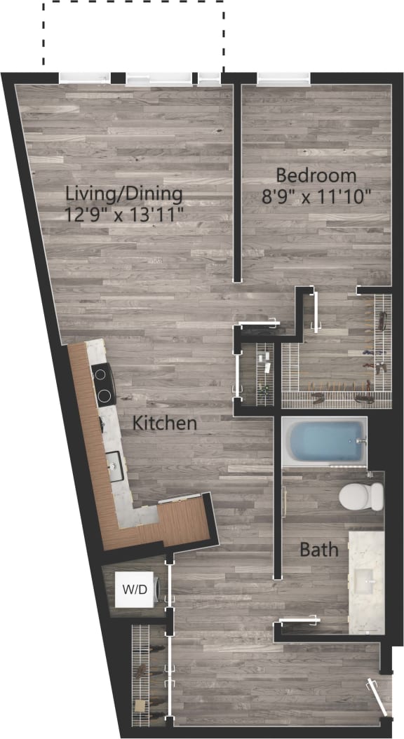 Floor Plans of Mason & Main in Seattle, WA