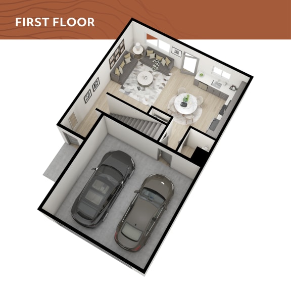 Floor Plans of Black Ridge Townhomes in St George, UT