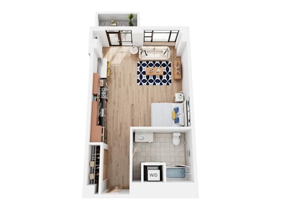 Studio, 1 & 2 Bed Apartments in Pearl District, Portland | The Wyatt