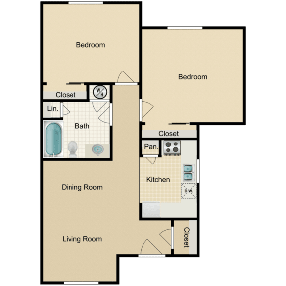 Floor Plans of Roosevelt Commons in Phoenix, AZ