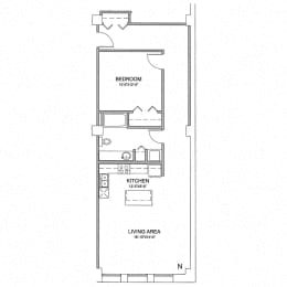Floor Plans of The Lofts of Merchants Row in Detroit, MI