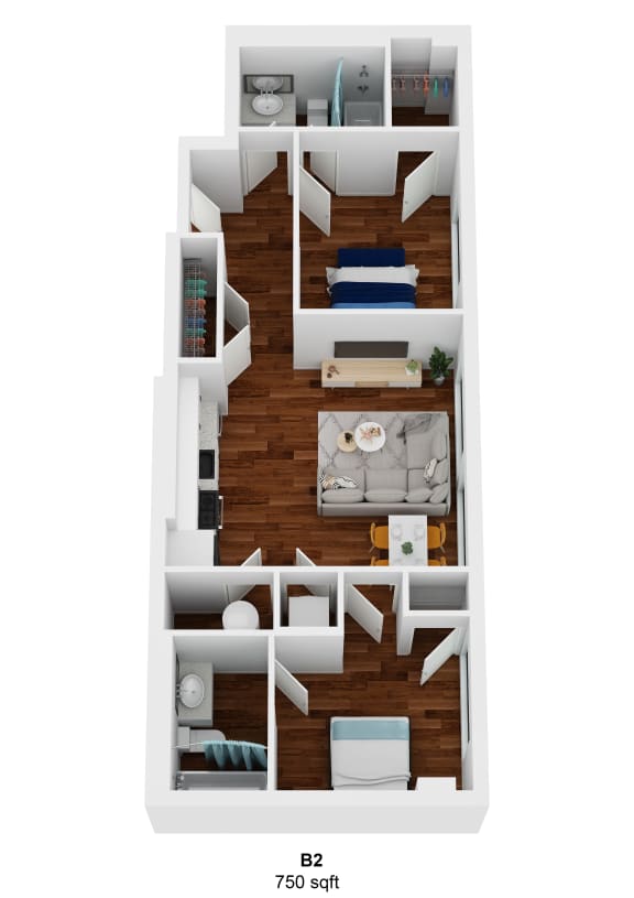 Floor Plans of MDXL Flats in Washington, DC