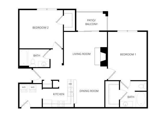 Floor Plans | Sycamore Farms Apartments in Oklahoma City, OK | Weidner