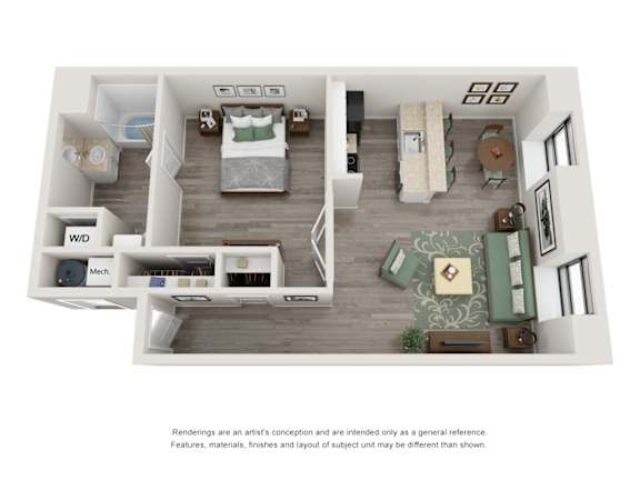 The Pepper Building | 1 Bedroom | Available Units
